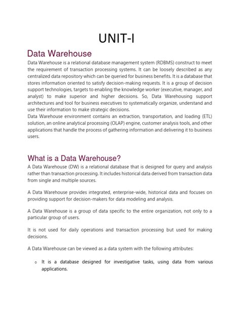 data mining complete pdf data warehouse data