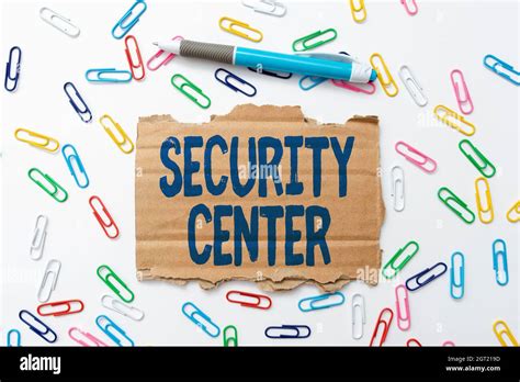 Text Showing Inspiration Security Center Business Concept Centralized