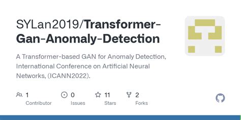 Github Sylan2019 Transformer Gan Anomaly Detection A Transformer