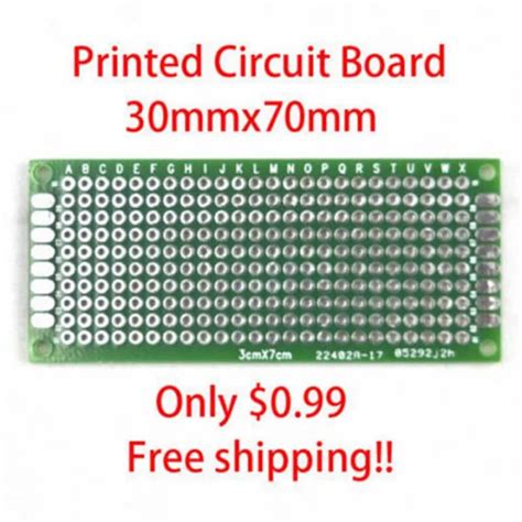 1pcs3cm X 7cm Double Side Prototyping Pcb Printed Circuit Board Prototype Breadboard Lazada Ph