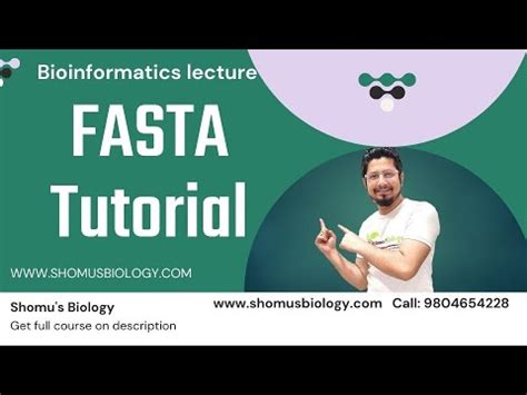 FASTA Algorithm In Bioinformatics Bioinformatics Course YouTube