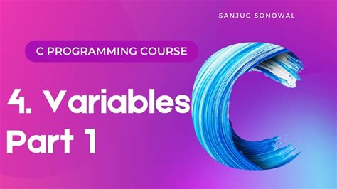 4 C Programming Language Variable Part1 Youtube