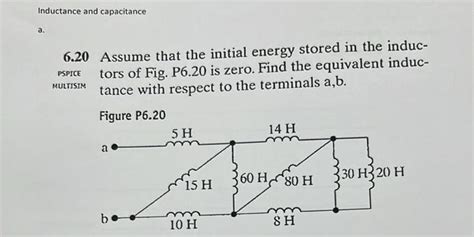 Solved Assume That The Initial Energy Stored In The Chegg