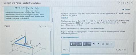 Solved A As Shown Number Is Fixed At The Origin Point O Chegg