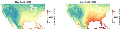 Visualizing Global Water Vapor Patterns In Python Spatiotemporal Data