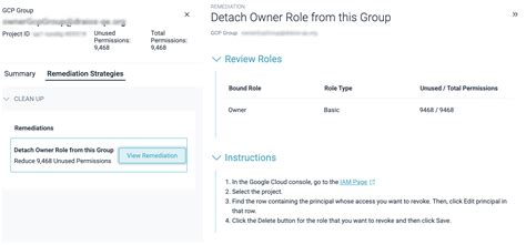 Optimize Gcp Group Entitlements Sysdig Docs