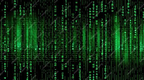 Premium Photo Data From A Digital Stream Or Binary Code Generative Ai