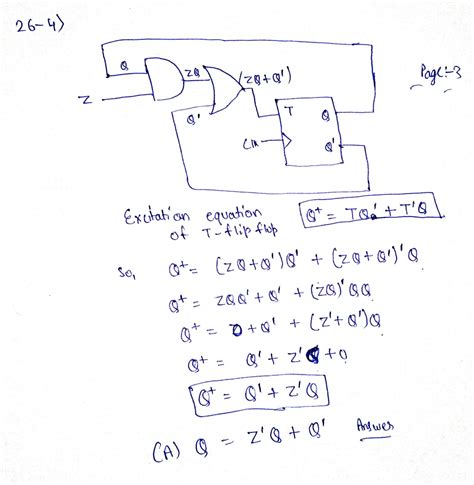 [solved] 26 1 analyze the following sequential circuit and complete