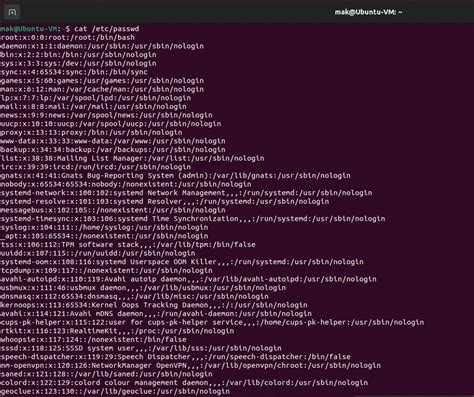 le fichier etc passwd dans linux