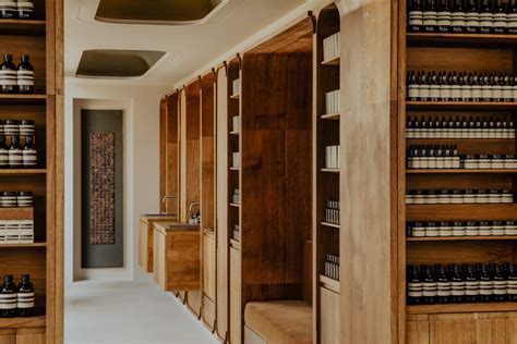 Piles Of Green Hued Books Characterise London Aesop Store