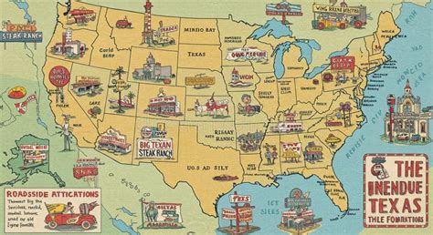 Roadside Attractions Map 60 Photos