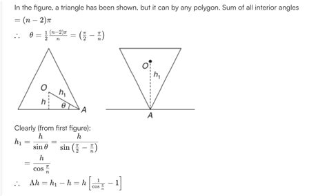 consider regular polygons with number of sides n 3 4 5 ldots ldots