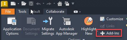 Autodesk Vault Ribbon In Autodesk Inventor Disappears
