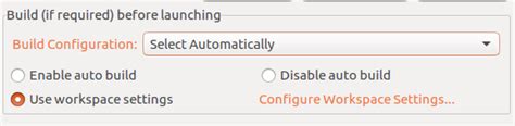 What Does The Select Automatically Option Do For A Run Configuration
