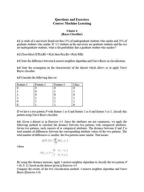 ml exercises 4 5 6 en pdf cluster analysis artificial intelligence
