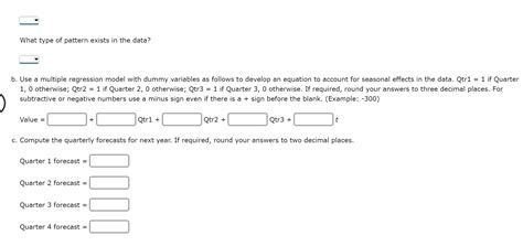 Solved Problem 6 25 Consider The Following Time Series Data