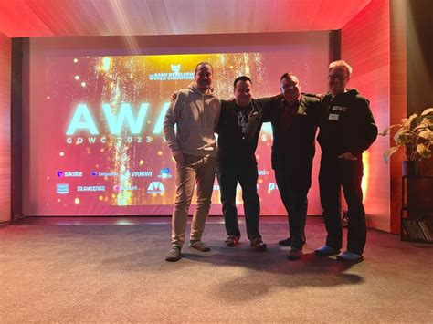 gamedev estonia on linkedin happy faces from gdwc award show yesterday
