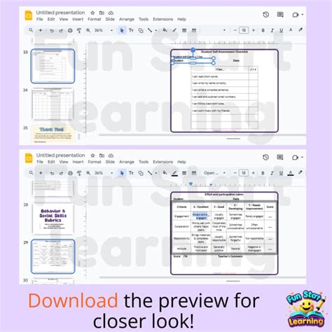 Editable G 1 Assessment Checklists And Rubrics Reading Writing Math