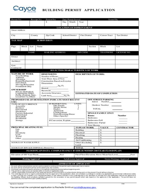 Fillable Online Electrical Permit Application Form Fax Email Print