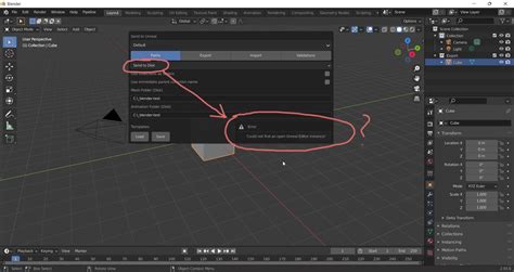 Send To Unreal Export To Disk Is Not Working Since Version 20 If Ue