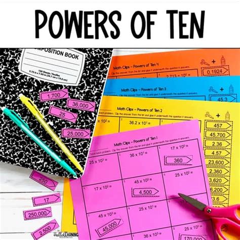 Multiplying And Dividing By Powers Of Ten Whole Numbers And Decimal