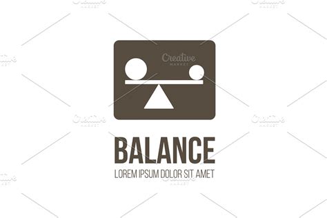 Balance Vector Logo Design A Branding And Logo Template By Zagach Letters