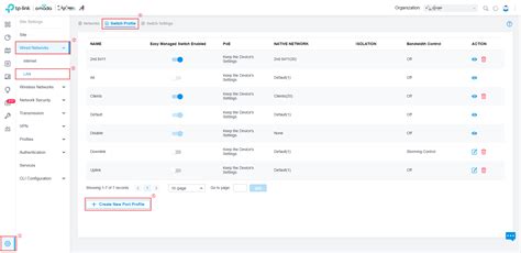 how to configure storm control on omada switch via omada controller