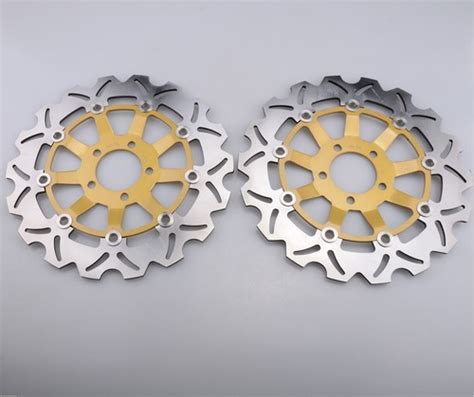 Front Brake Disc Rotors For Kawasaki Zr550 Zzr600 Zr7 Z750 Z1000 Zx 6r