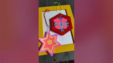 іграшки для ялинки своїми руками з термо мозайки Youtube