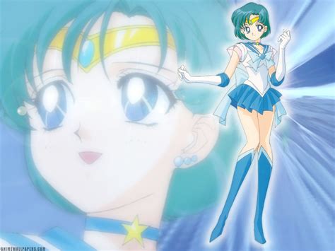Sailor Mercury Ami Mizuno Bakugan And Sailor Moon Wallpaper