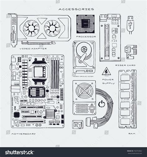 How To Draw Computer Memory