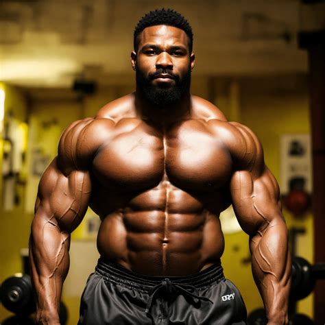 Lexica 30 Year Old Hairy Ancient Black Man With Big Muscles Big