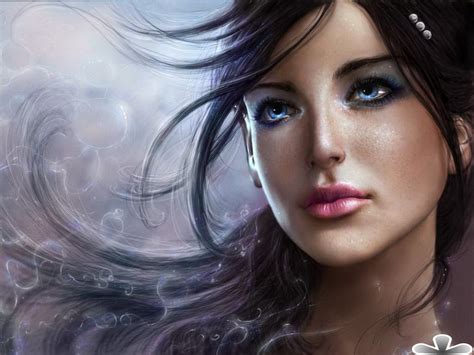 Обои картинки фэнтези с красивыми девушками для рабочего стола Wallpapers Fantasy Girls