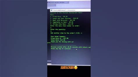 Order Summary Ide Dev C Devcpp Youtube