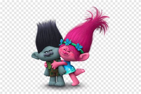 Branch And Poppy Trolls Cartoons Trolls Png Pngegg