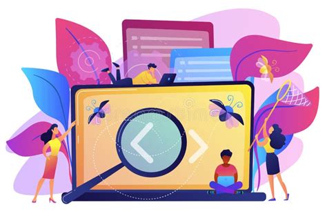 Software Testing It Concept Vector Illustration Stock Vector