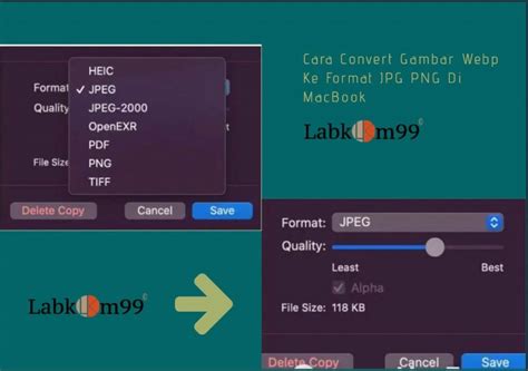 Convert Gambar WebP Ke Format PNG Di MacBook Mudah