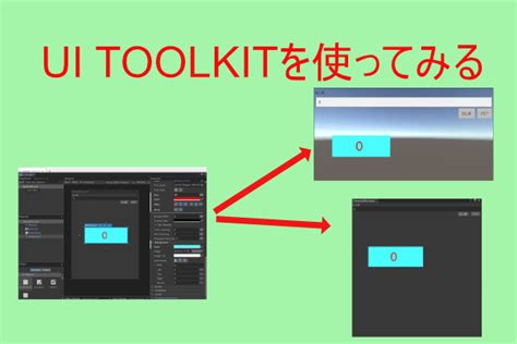 【ui Toolkit】ランタイムゲーム側とエディタ側それぞれでuiを表示してみる【unity】 ゲーム開発65535 Ver2