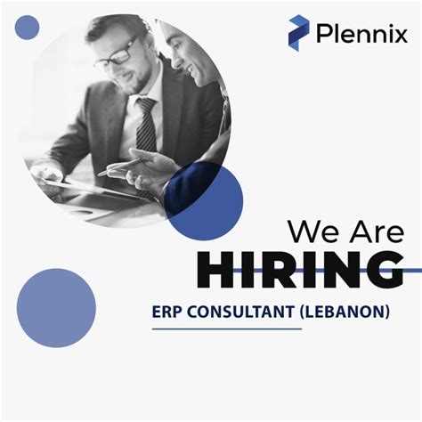 Plennix On Linkedin Erp Consultant Erpconsultant Hiring Job Growth Success