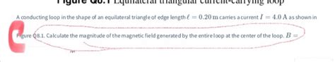 Solved A M Figure Q Equilateral Triangular Chegg