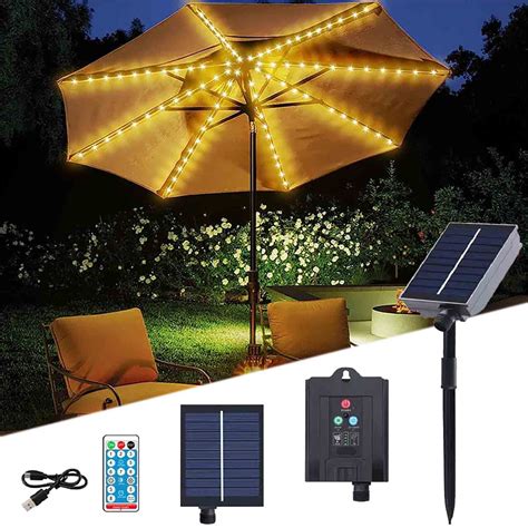 Umbrella Lights Outdoor Patio Solar Umbrella Lights Patio Umbrella