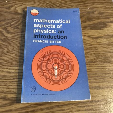 Mathematical Aspects Of Physics An Introduction Francis Bitter 1963 Paperback £10 42 Picclick Uk