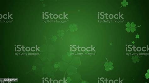 세인트 패트릭 데이 애니메이션 클로버 리프 회전 녹색 배경 St Patricks Day에 대한 스톡 벡터 아트 및 기타 이미지 St Patricks Day 고풍