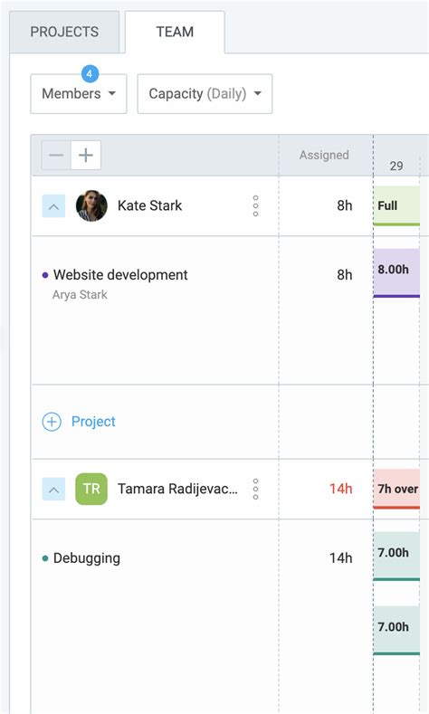 Schedule Team Assignments Clockify Help
