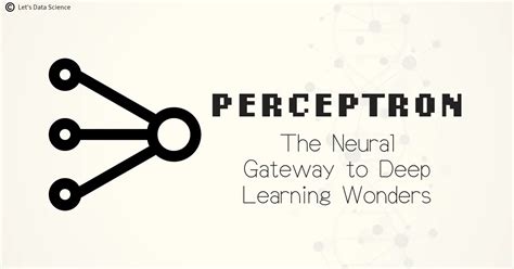 Perceptron The Building Block Of Neural Networks Lets Data Science