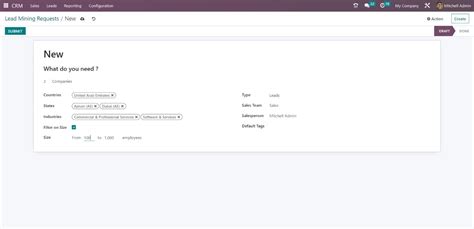 Lead Mining In Odoo CRM