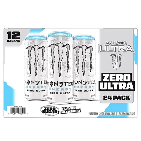 Monster Energy Drink Zero Ultra 12 Fl Oz 24 Count Costco