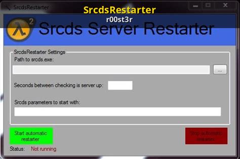 srcdsrestarter [source engine] [modding tools]