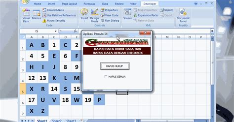 Vba Excel Pemula 14 Cara Hapus Data Rangecell Yang Mengandung Huruf