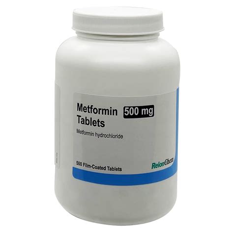Metformin 500mg Tablets Film Coated Tablets X 500 Relonchem